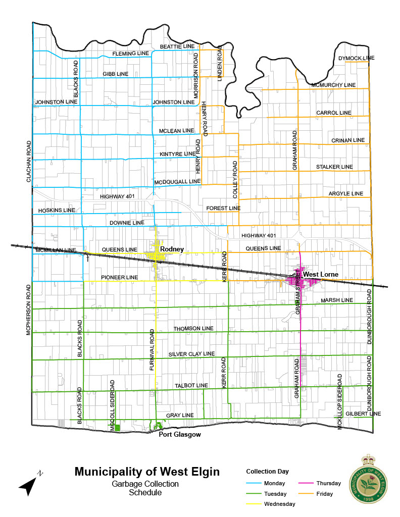 Garbage Collection Route Information - Municipality of West Elgin